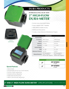 Dura High-flow meters – Polywest Ltd.